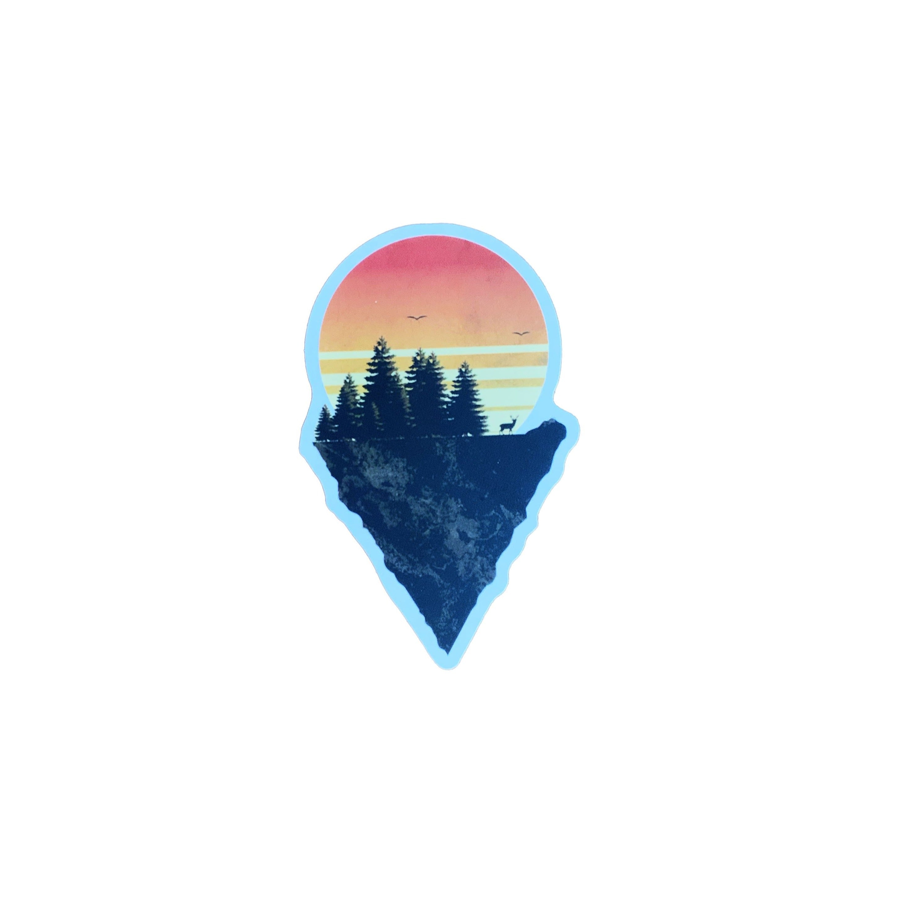 Floating Forest Sticker