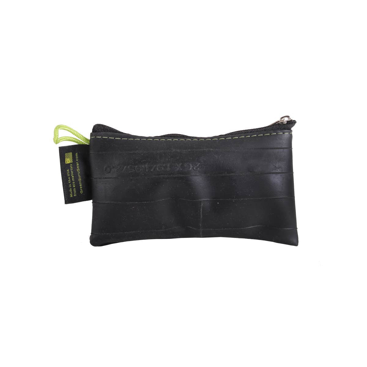 Green Guru | Recycled Bike Tire Tube Rubber Small Zipper Pouch
